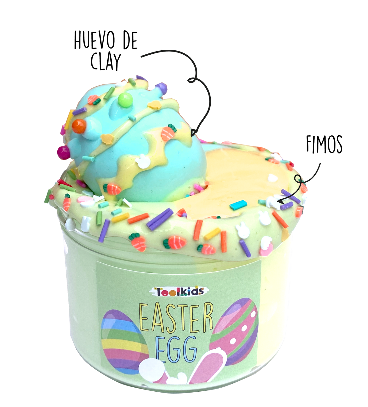 Easter egg slime - Slime de huevito de pascua | Toolkids Store